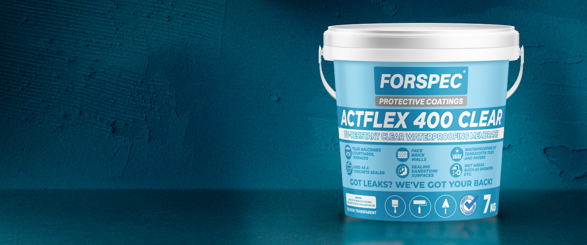 ACTFLEX 400 CLEAR | Stop Leaks with Clear Waterproofing Balcony Membrane