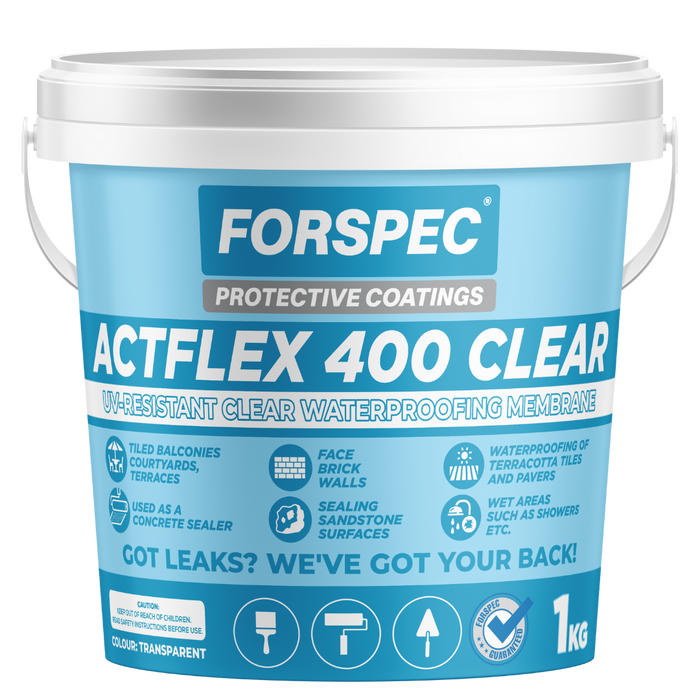 ACTFLEX 400 CLEAR | Stop Leaks with Clear Waterproofing Balcony Membrane