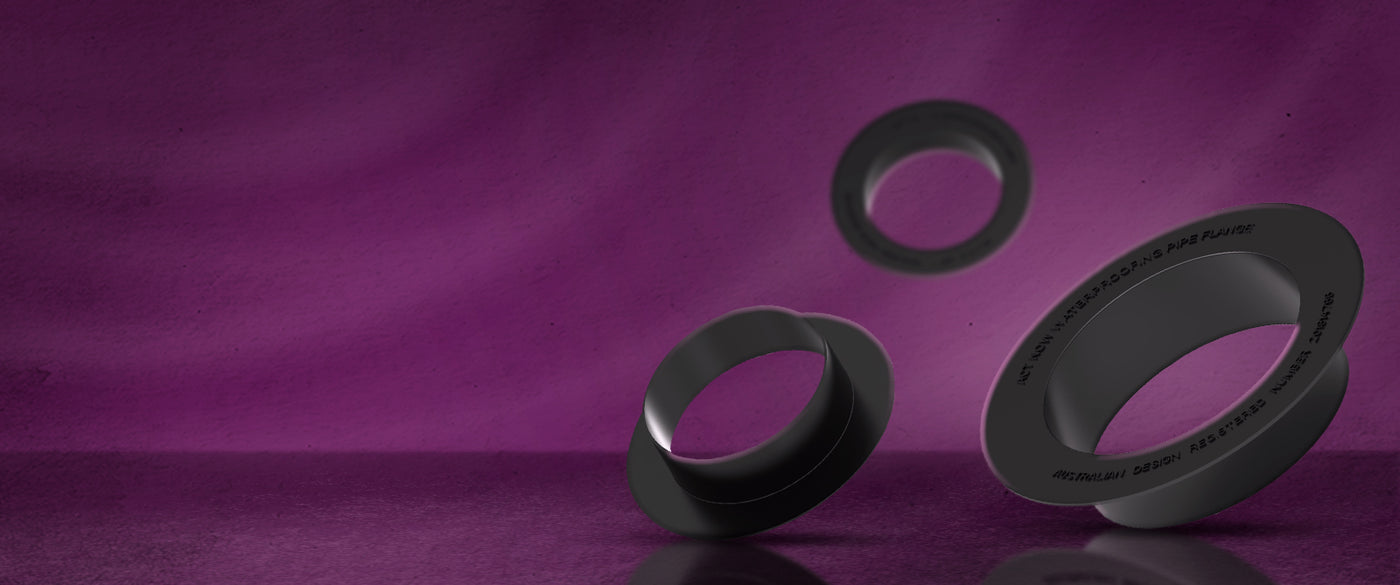 Actnow 100mm Rubber Flood Test Puddle Flange