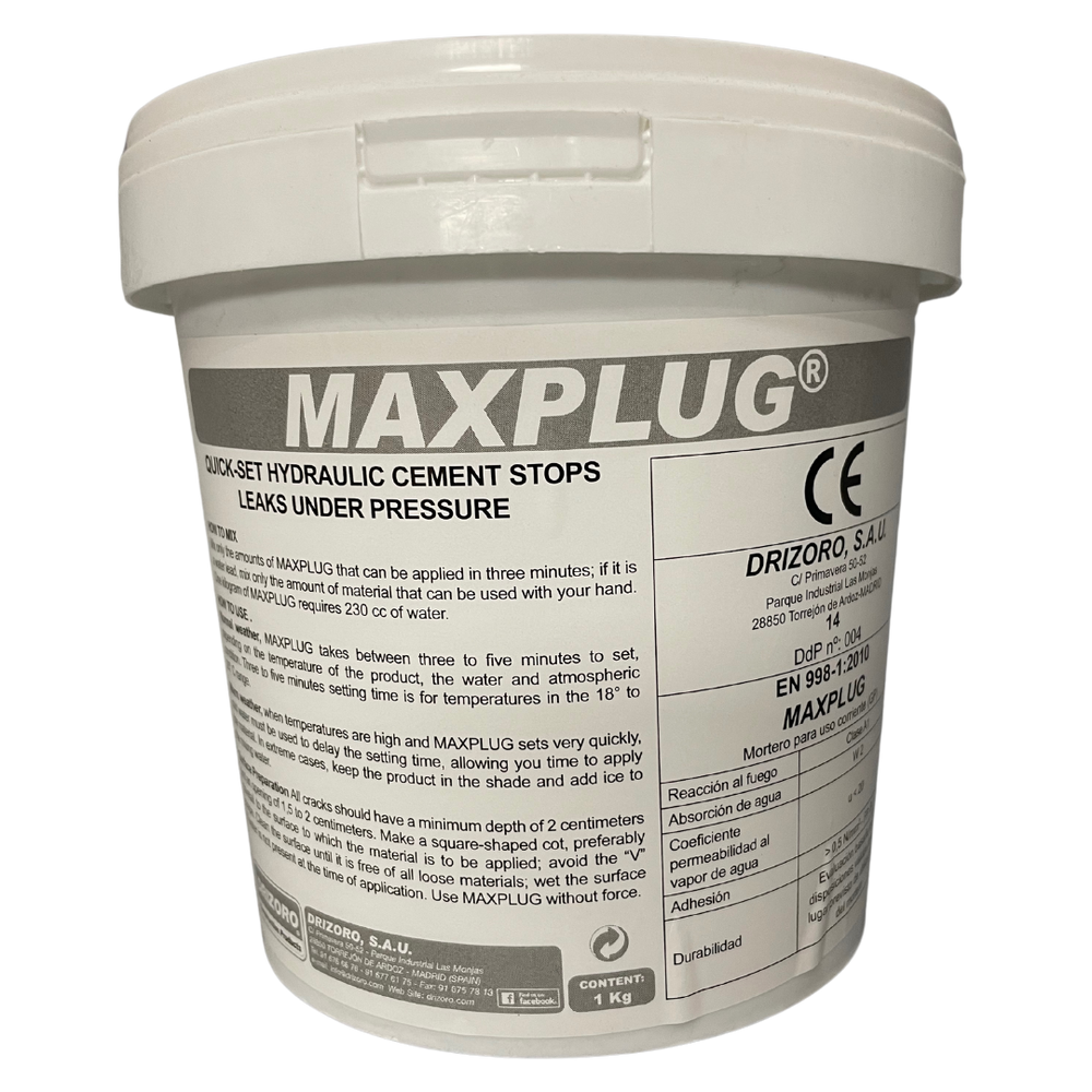 Drizoro Maxplug | Quick Setting Cement-based Hydraulically Expanding Mortar