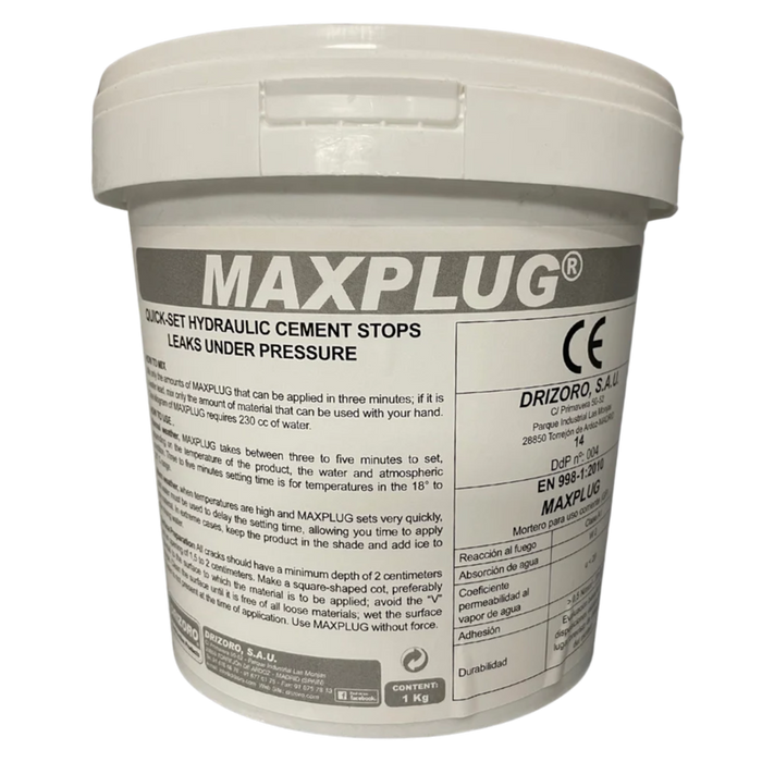 Drizoro Maxplug | Quick Setting Cement-based Hydraulically Expanding Mortar