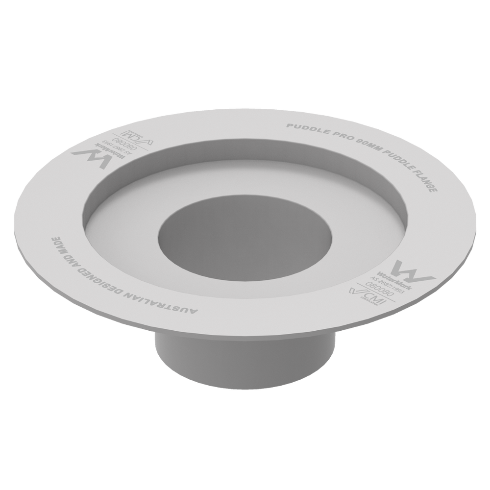 Puddle Pro 90mm Puddle Flange | On Top of Screed