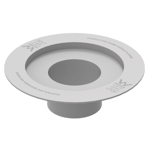 Puddle Pro 90mm Puddle Flange | On Top of Screed