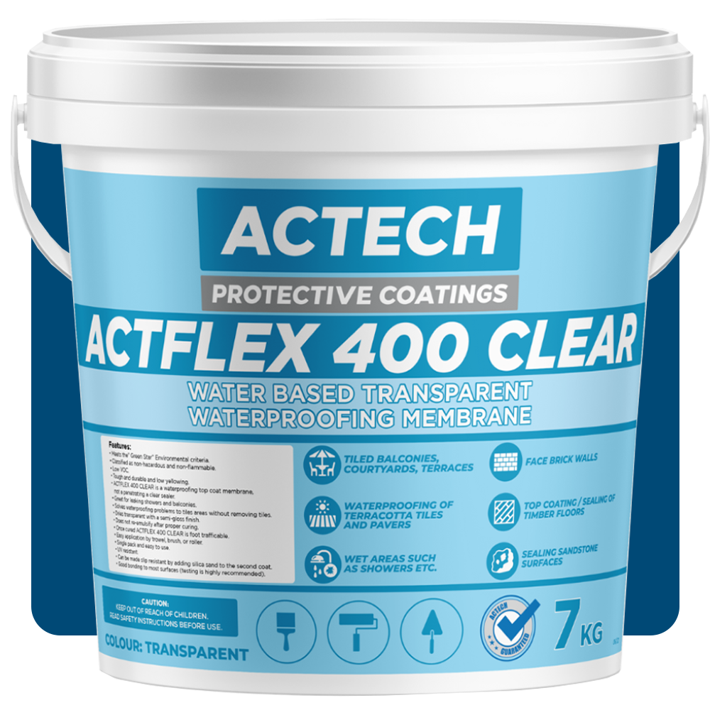 ACTFLEX 400 CLEAR | Stop Leaks with Clear Waterproofing Balcony ...