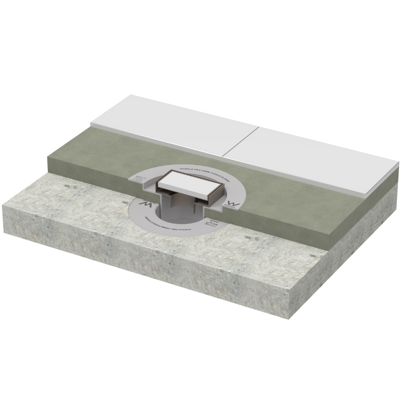 Puddle Pro 90mm Puddle Flange | On Top of Screed