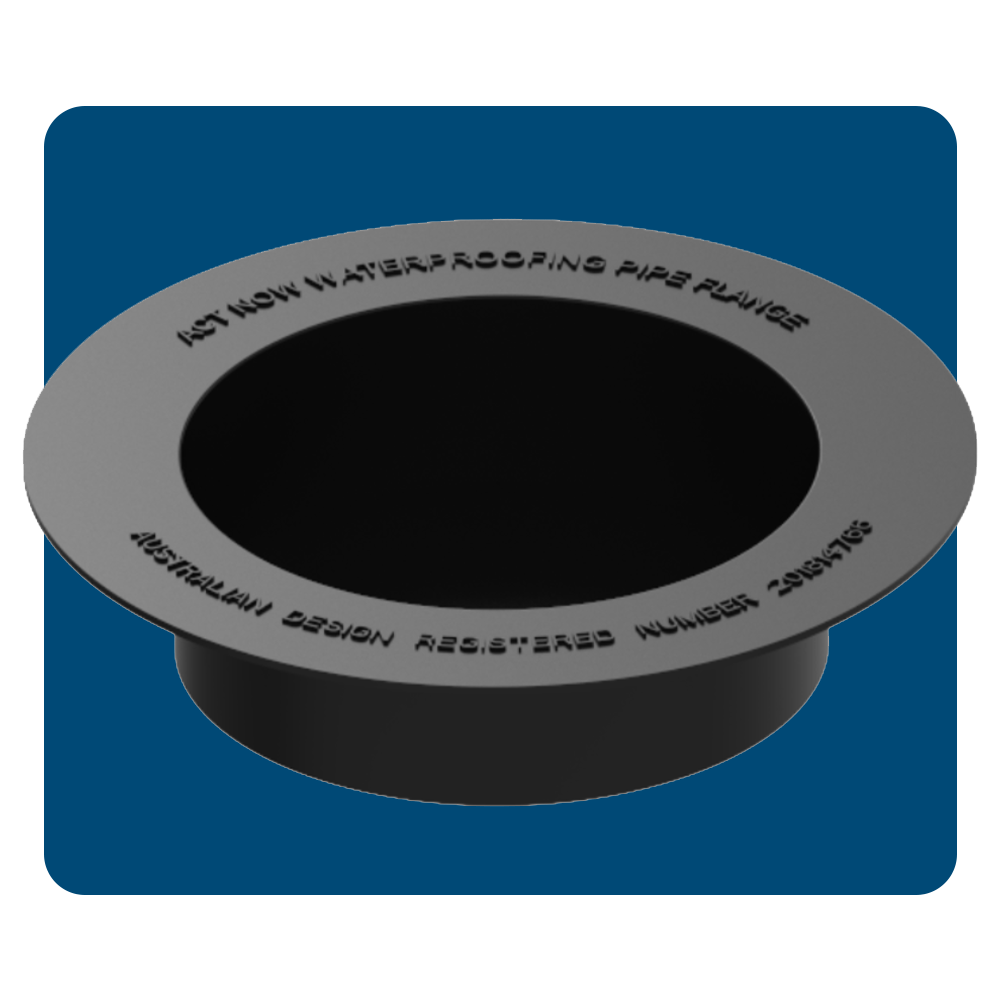Actnow 100mm Rubber Flood Test Puddle Flange — The Waterproofing Shop